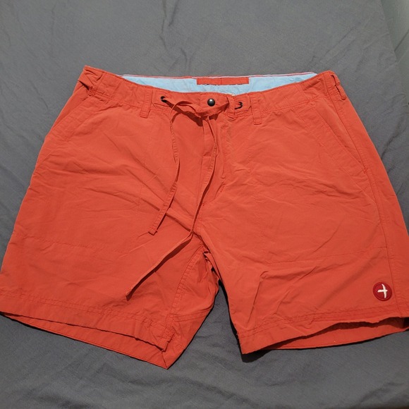 Relwen | Shorts | Relwen Cargo Wind Shorts Orange Mens Size 36 ...